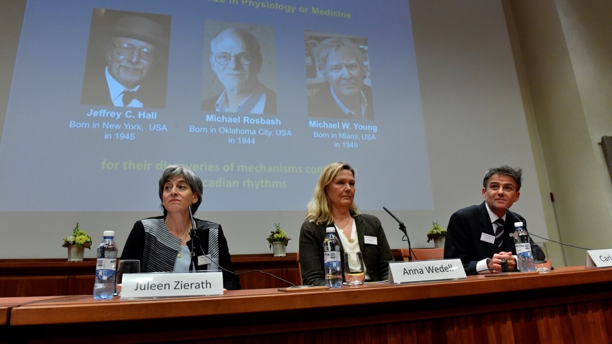 Hadiah Nobel bagi 3 Ilmuwan Amerika Penemu Jam Biologis