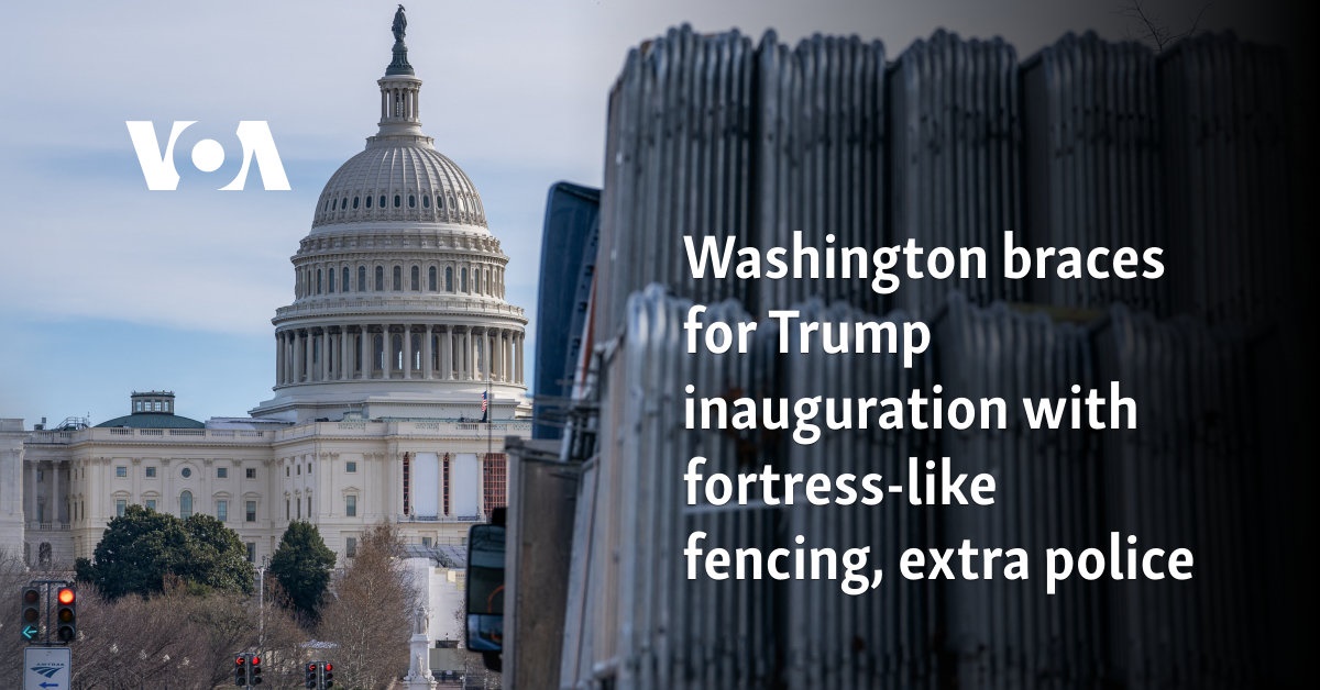 Washington braces for Trump inauguration with fortress-like fencing ...