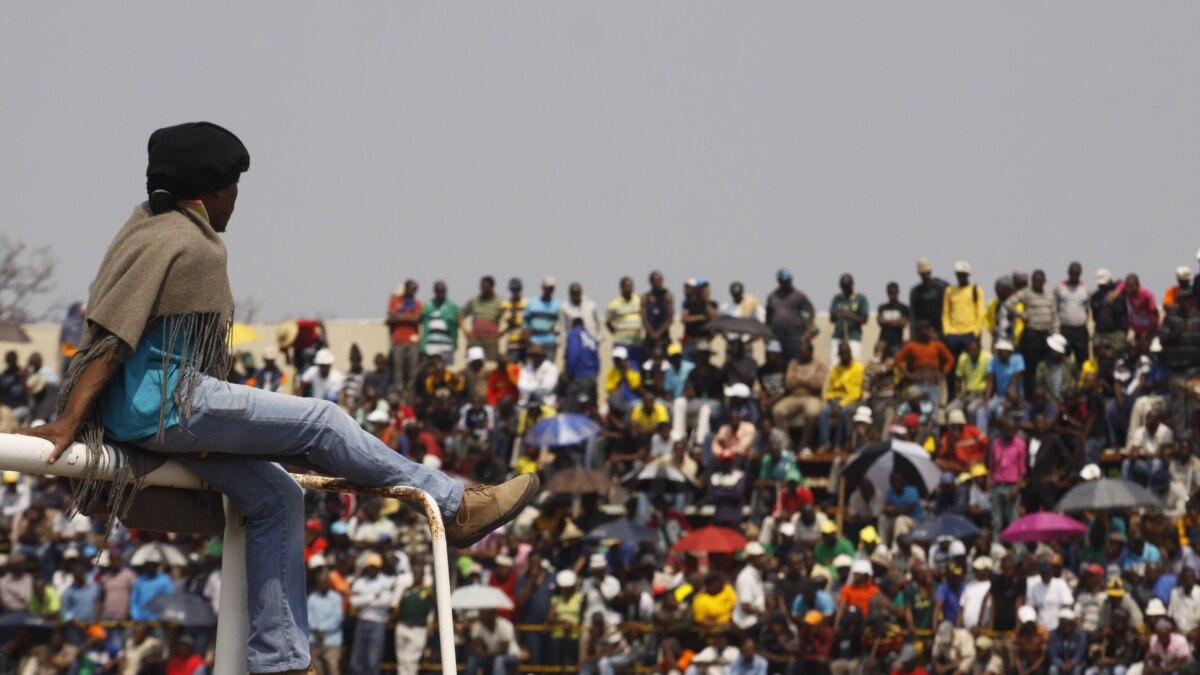 South African Platinum Mine Workers Strike