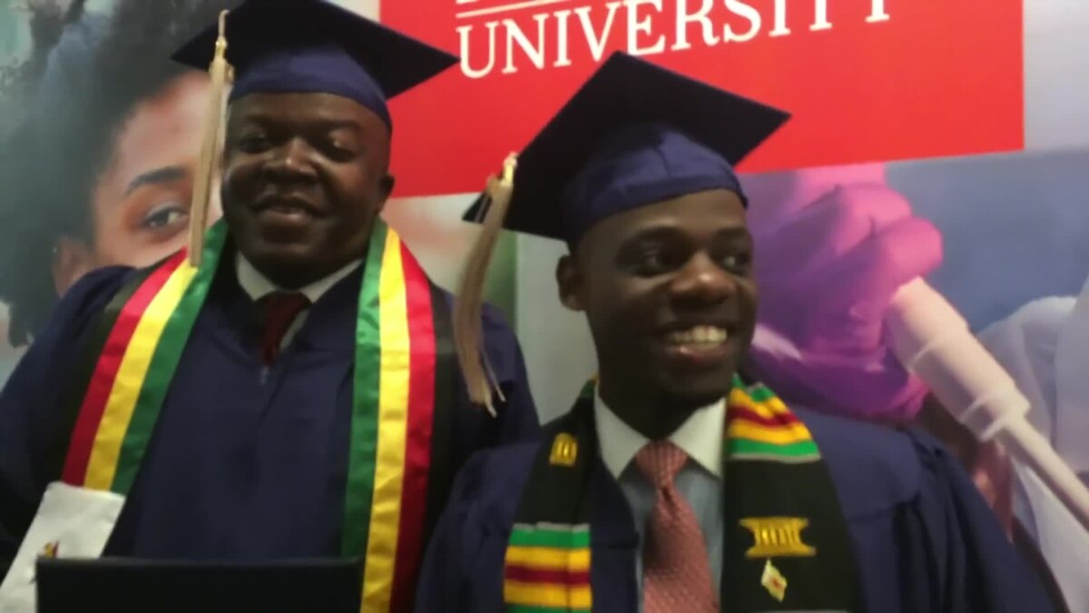 Howard University Graduates: Admonish Deda and Tapiwa Musonza