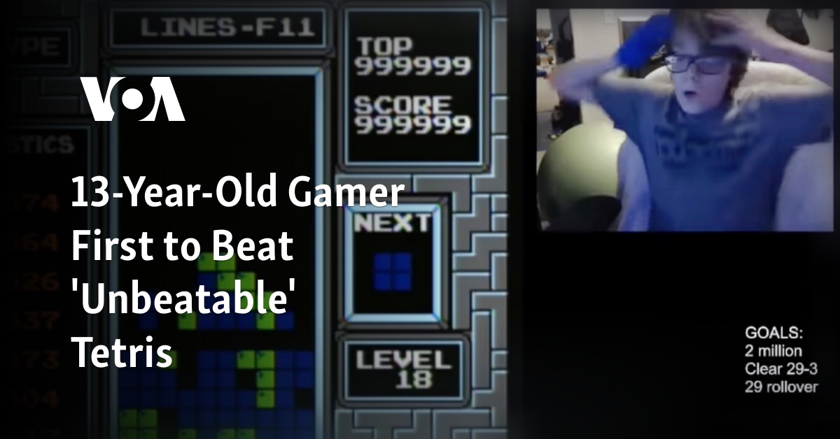 13-Year-Old Gamer First to Beat 'Unbeatable' Tetris