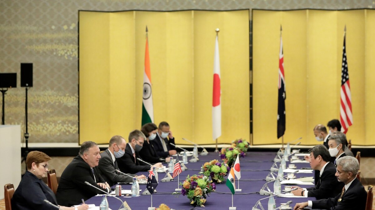 Members of 'Quad' Nations to Meet Virtually Later This Week