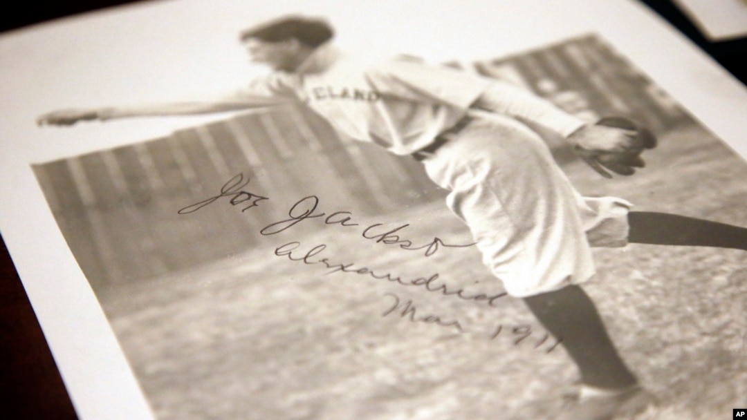 Shoeless Joe Jackson Real Signature