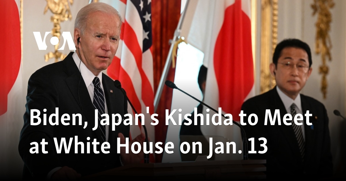 Biden, Japan's Kishida to Meet at White House on Jan. 13