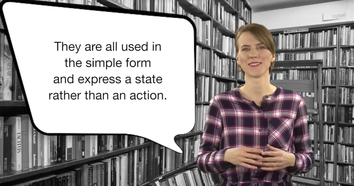 Everyday Grammar Stative Verbs