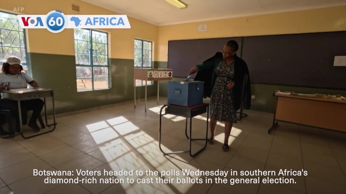 VOA60 Africa - Botswana votes with ruling party seeking to extend six ...