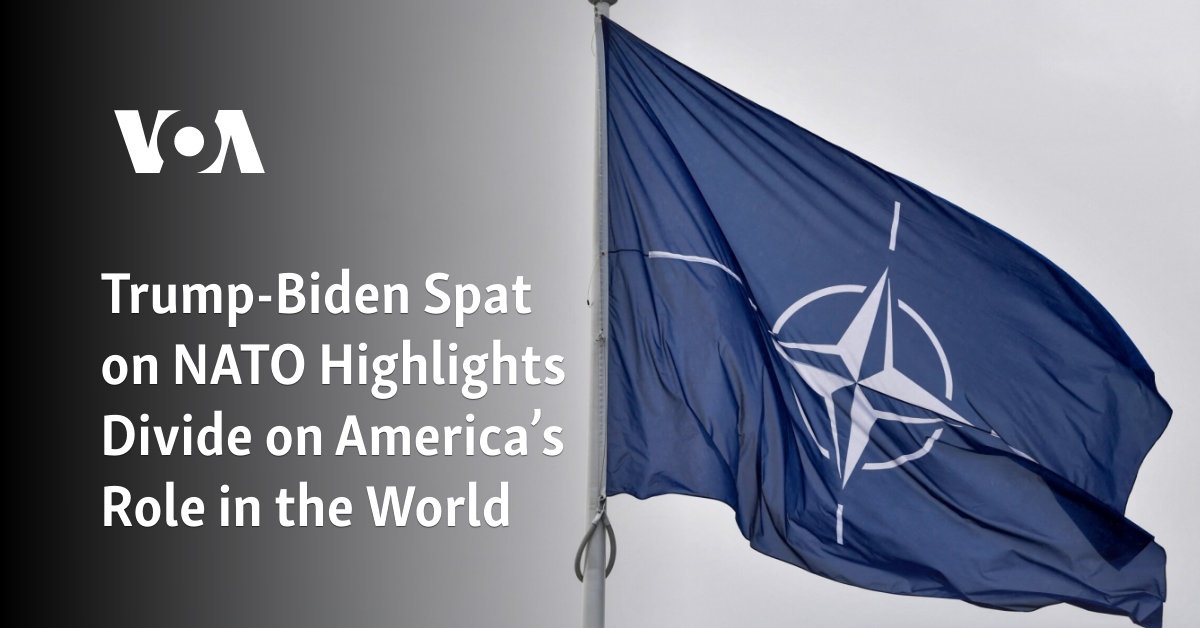 Trump-Biden Spat on NATO Highlights Divide on America’s Role in the World