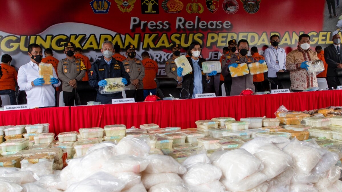 Polri Ungkap Jaringan Internasional Peredaran 2,5 Ton Sabu