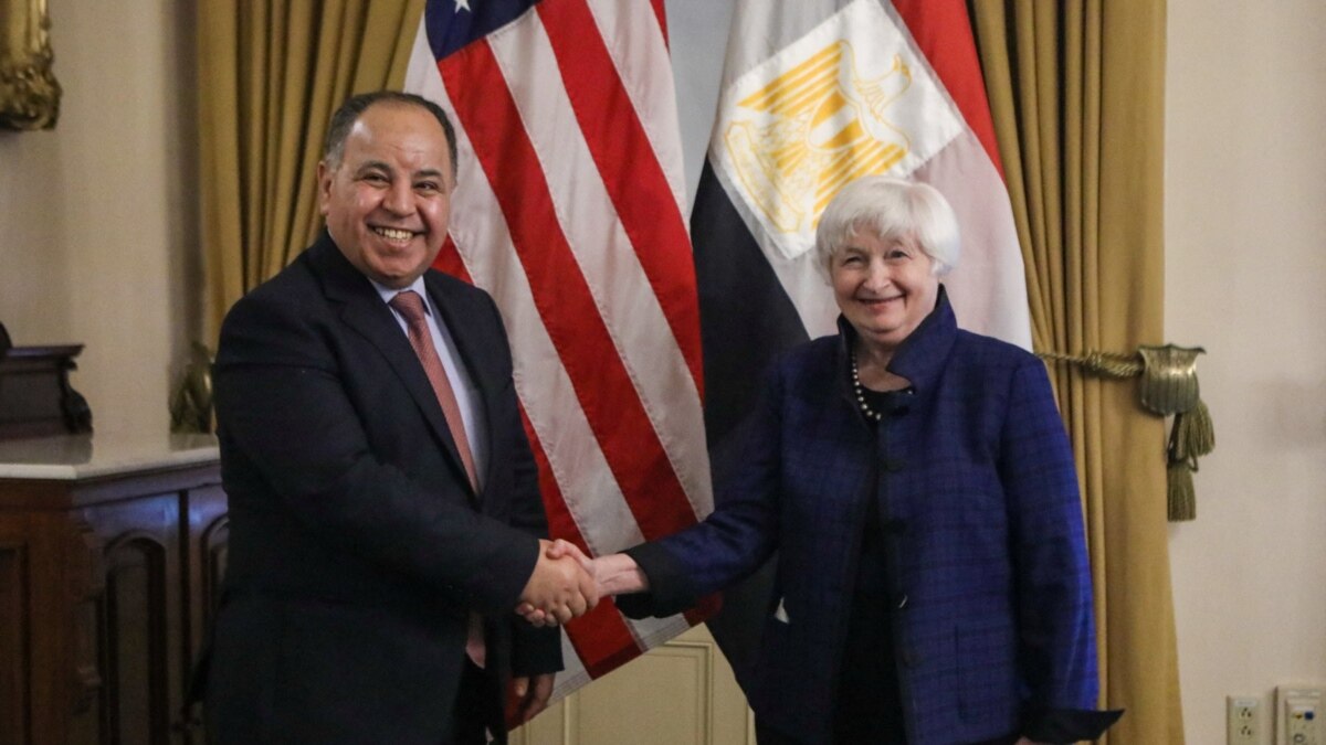 US Treasury Secretary Pledges Support for Egypt Amid IMF Talks
