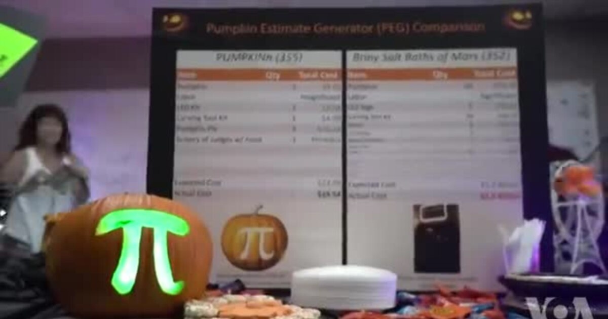 Rocket Scientists Create Pumpkin Designs Pi