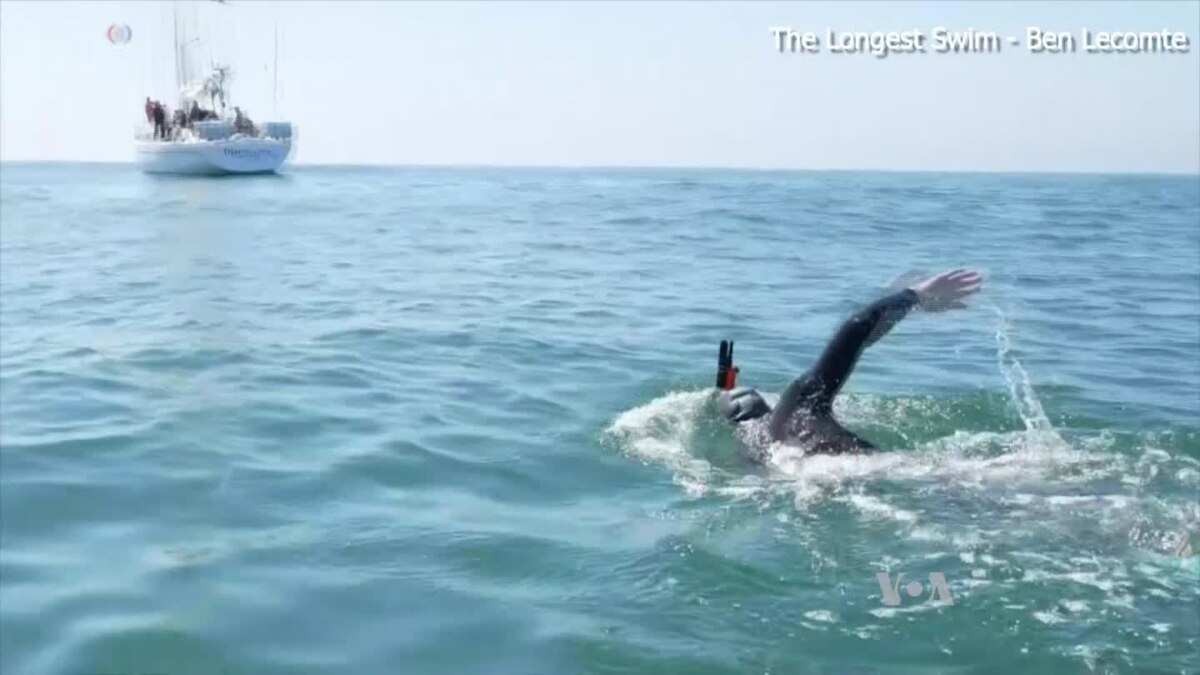 Swimmer Attempts 5.5K Swim Across Pacific to Study Plastic Pollution