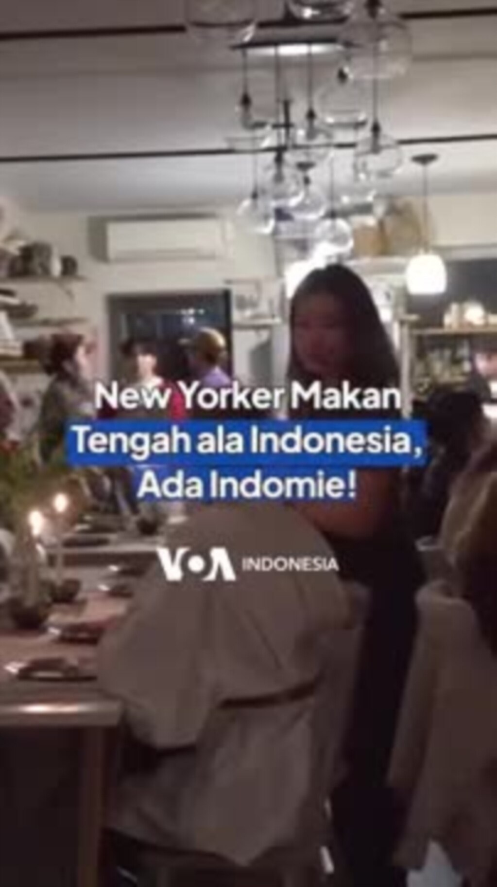 New Yorker Makan Tengah ala Indonesia, Ada Menu Indomie