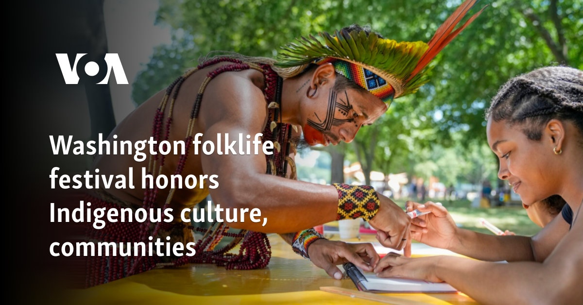 Washington folklife festival honors Indigenous culture, communities