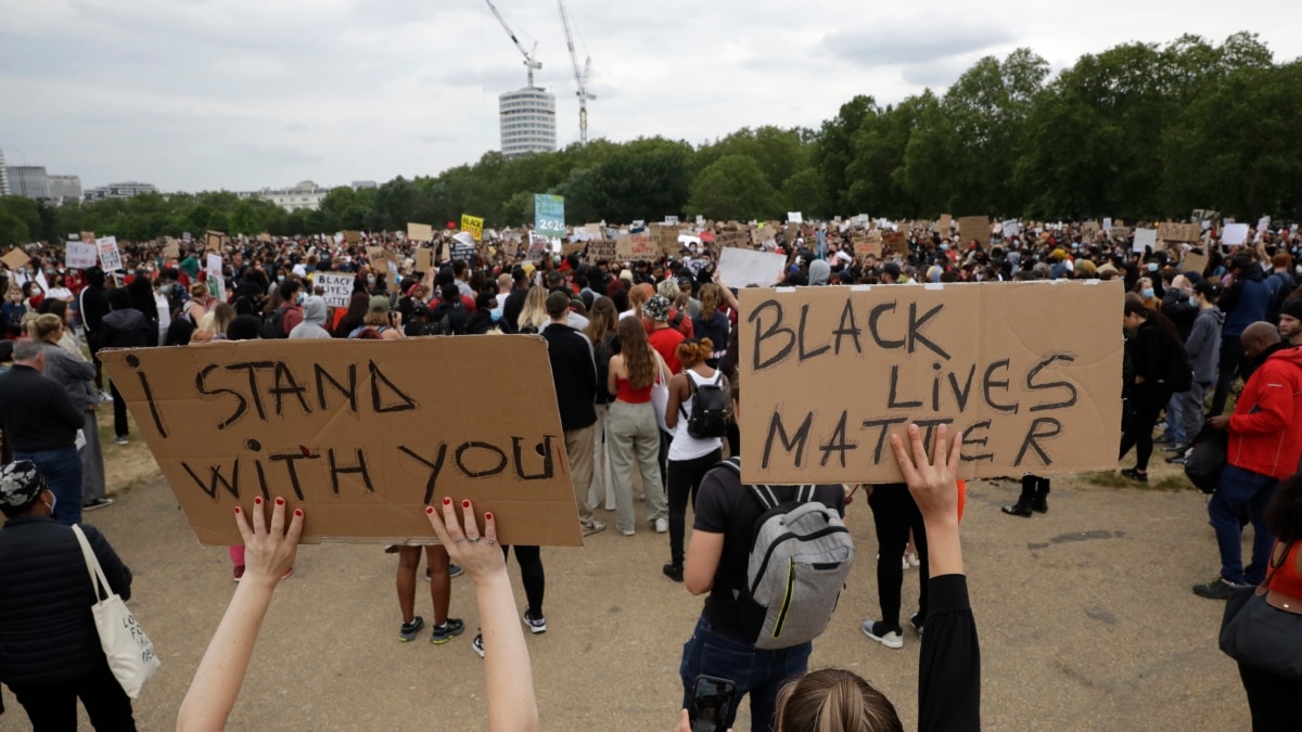 Thousands Gather in London to Protest Racial Injustice