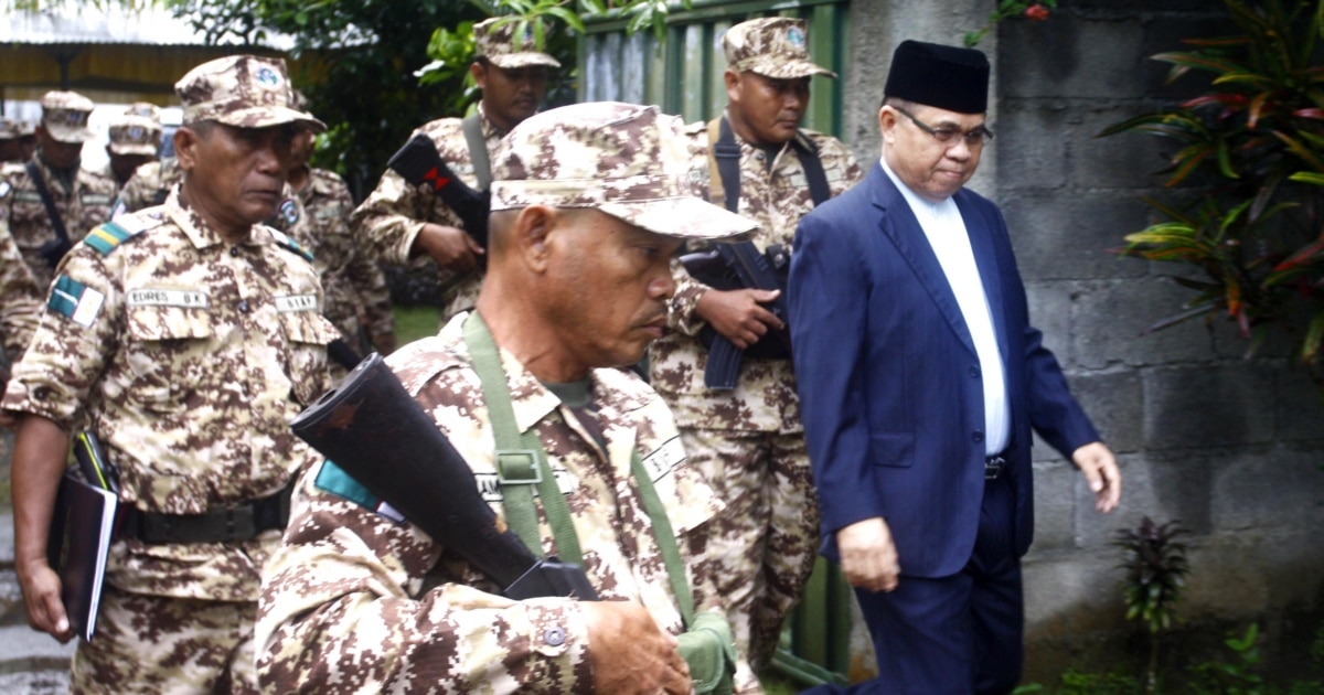 Philippines Muslim Rebel Chief Pursuing Peace After Decades of War