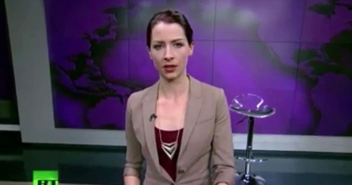 RT Host Who Criticized Russian Intervention Says She Won't Go To Ukraine