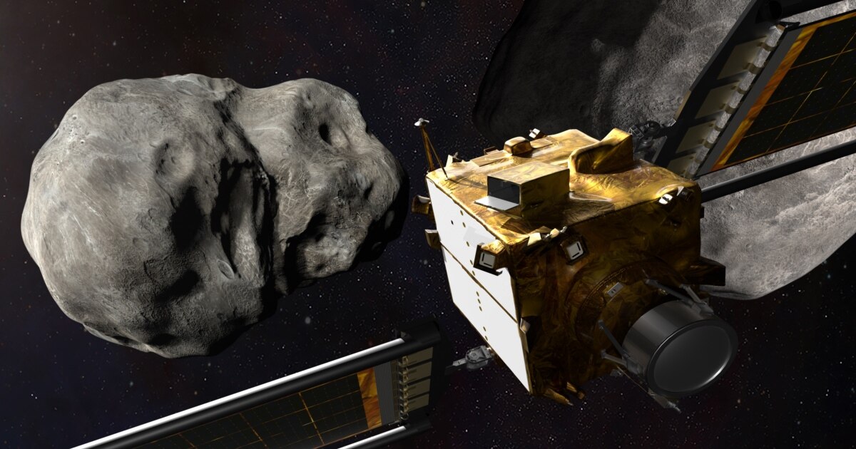 Study: NASA Space Strike Might Have Reshaped an Asteroid