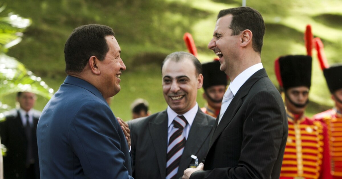 Chávez envía petróleo para tanques sirios