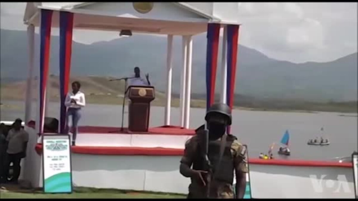 Prezidan Jovenel Moise lanse pwojè irigasyon Hydro-Elektrik baraj Marion an Prezidan Jovenel Moise lanse pwojè irigasyon Hydro-Elektrik baraj Marion an