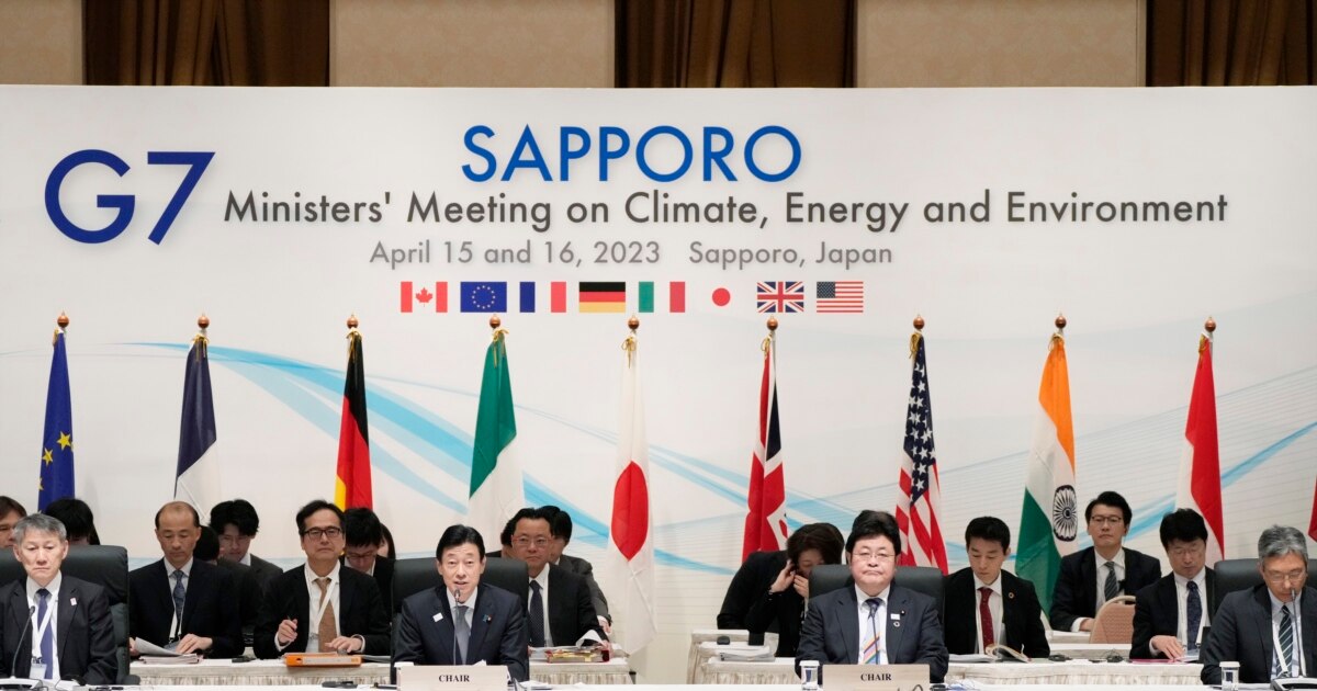 G7 "2035년까지 주요 전력 생산 탈탄소화"