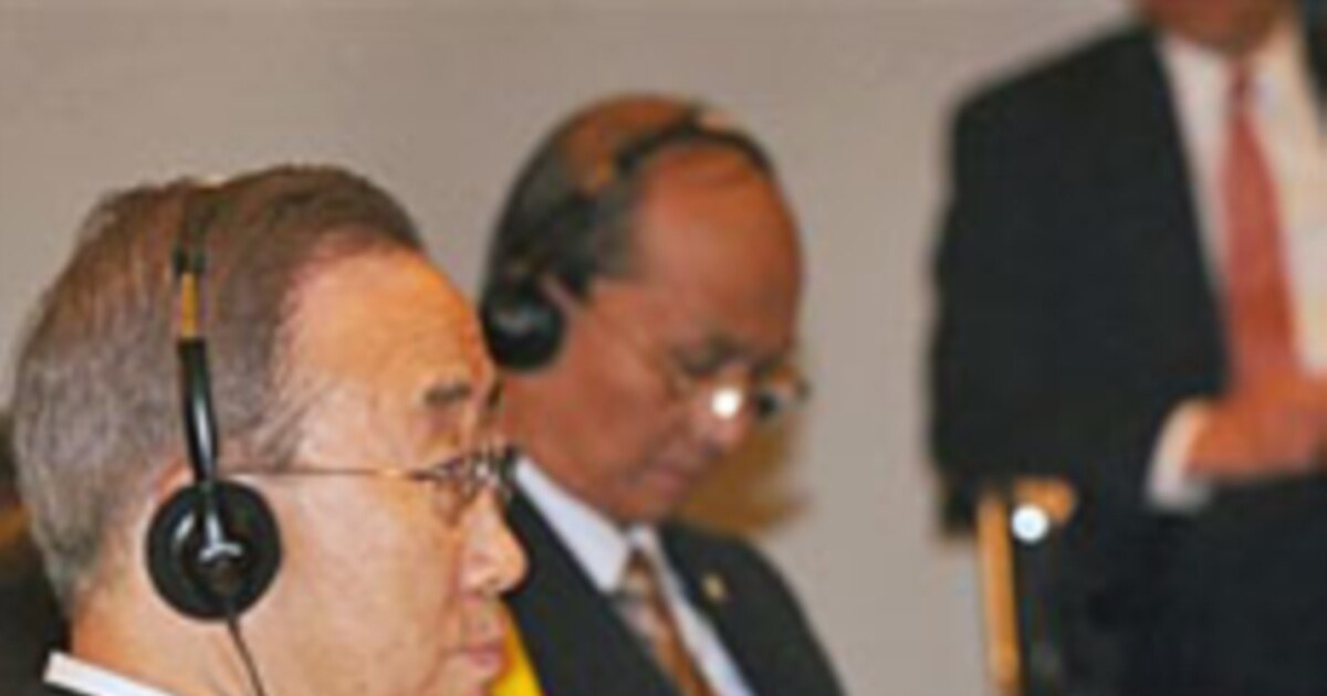 UN Chief: Not Too Late for Burma to Change