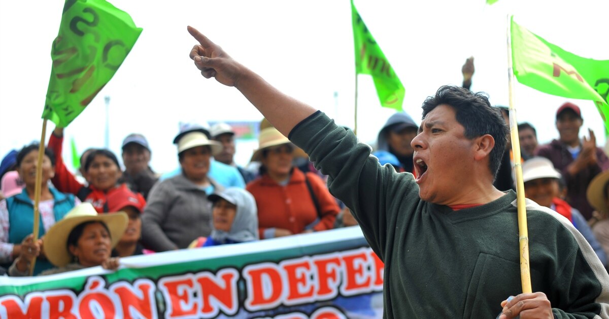 Protest Begins Against Billion-dollar Southern Copper Mining Project in ...