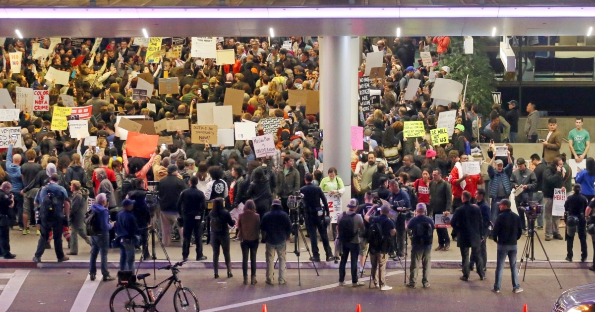 Trump Immigration Order Prompts Protests at Airports Across US