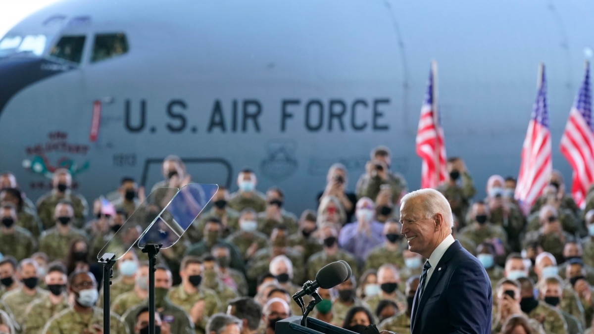 Biden lands in Europe