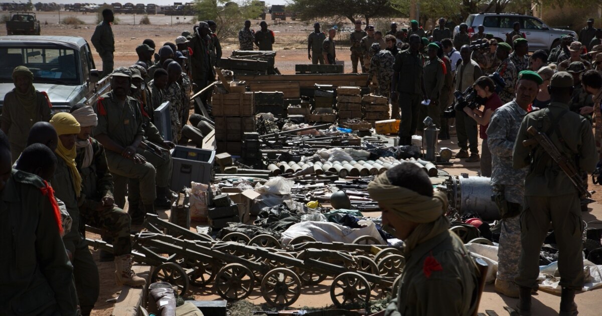 French Forces Uncover Huge Weapons Stash in Mali Mountains
