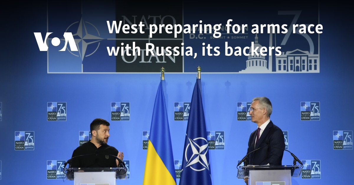 West preparing for arms race with Russia, its backers