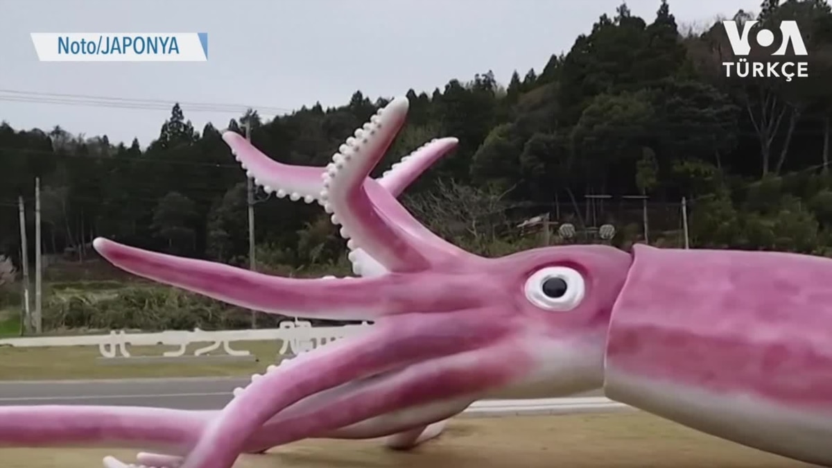 Yardım Parasını Dev Kalamar Heykeli İçin Kullandılar