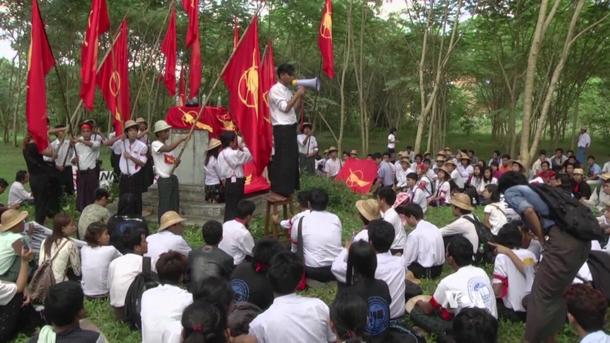 Students Stage Rare, Risky Protest in Myanmar’s Capital