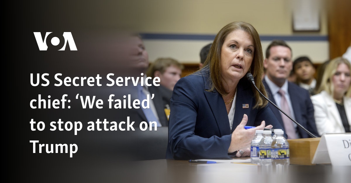 US Secret Service chief: ‘We failed’ to stop attack on Trump