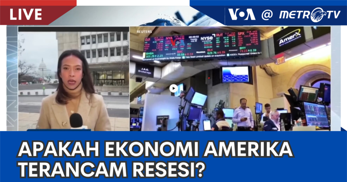 Laporan VOA untuk Metro TV: Apakah Ekonomi Amerika Terancam Resesi?