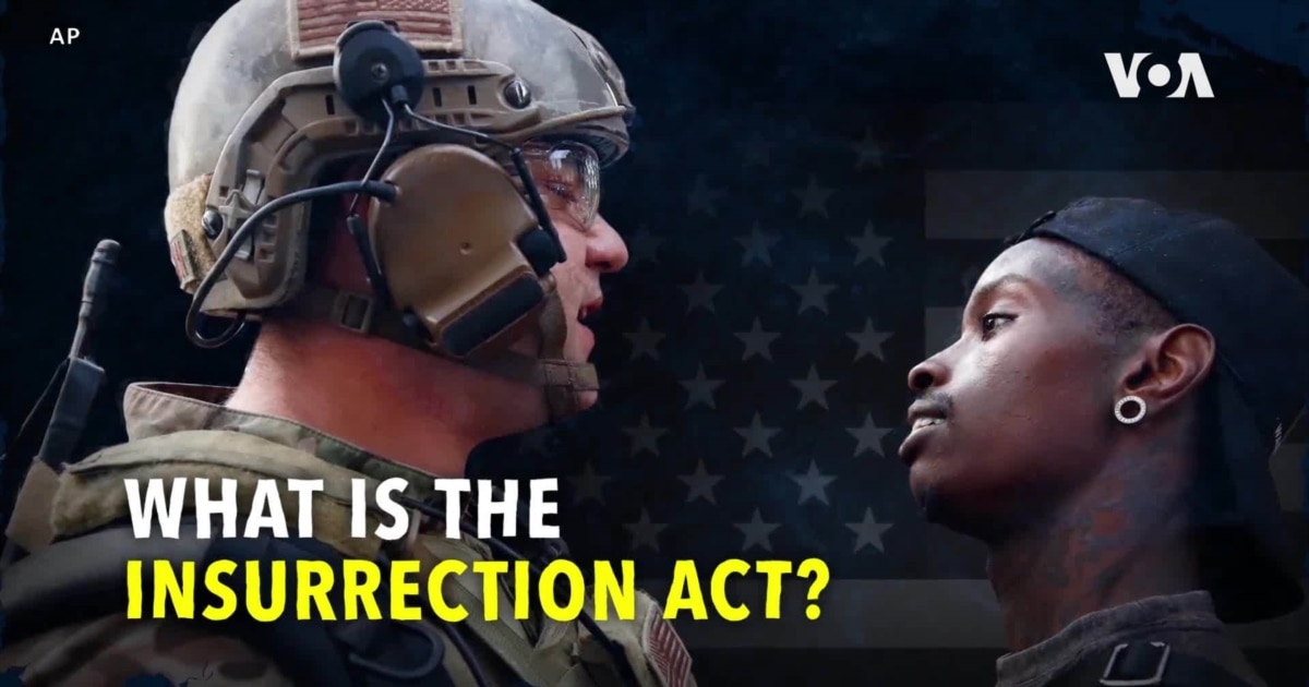 What Is The Insurrection Act?