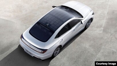 Solar charged car store