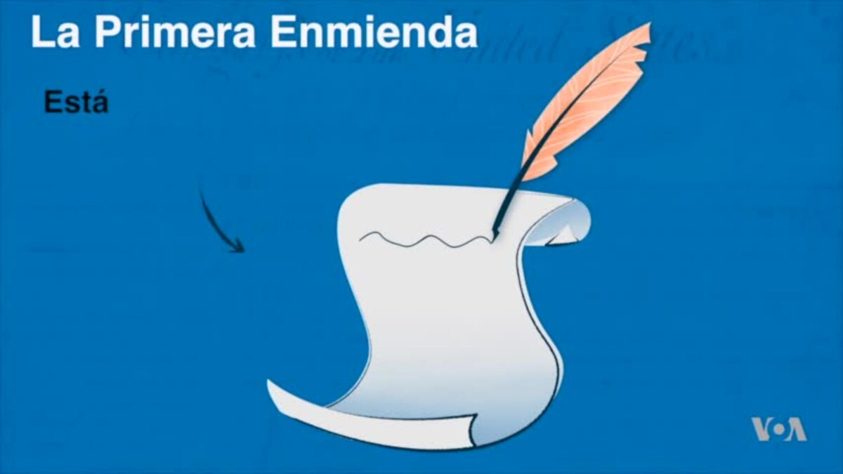 ¿Qué derechos protegen la Primera Enmienda?