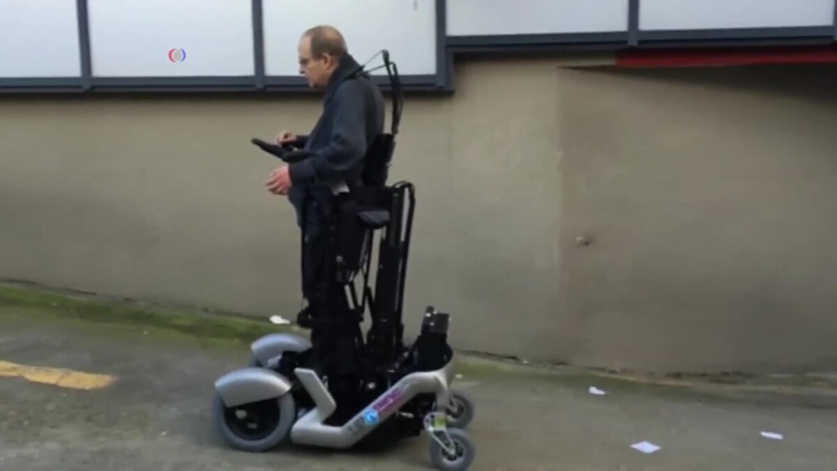 Wheelchair Gives New Meaning to Standing Tall