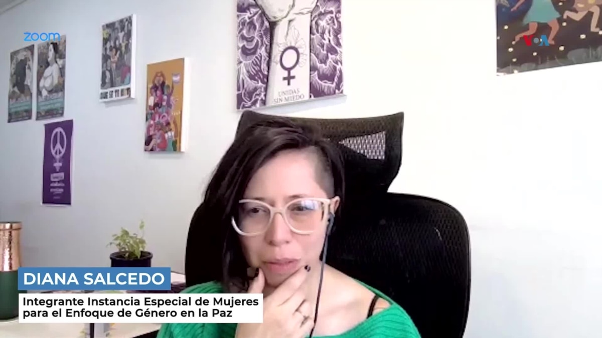Diana Salcedo, integrante de la Instancia Especial de Mujeres en Colombia