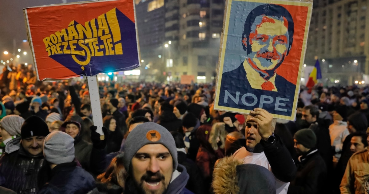 50,000 Romanians Rally in Biggest Anti-corruption Protest