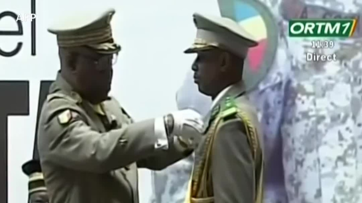 Cérémonie d'investiture du colonel Assimi Goïta au Mali