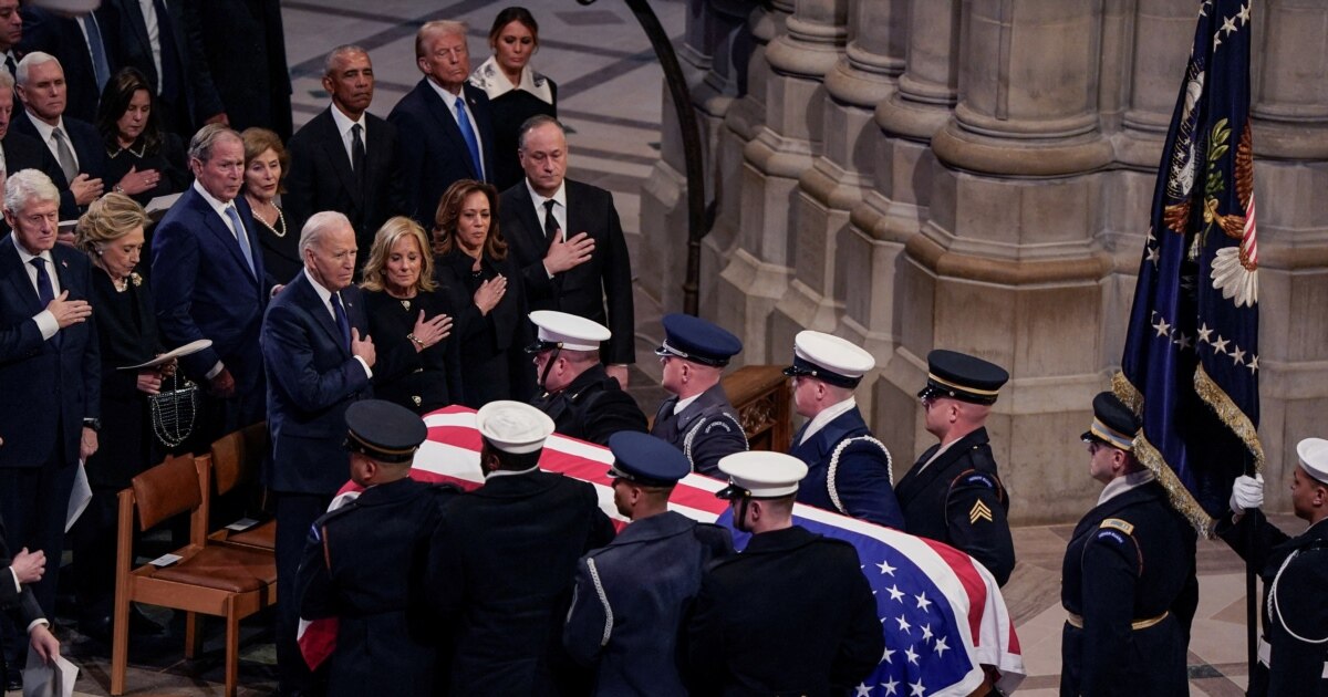 The nation honors Jimmy Carter