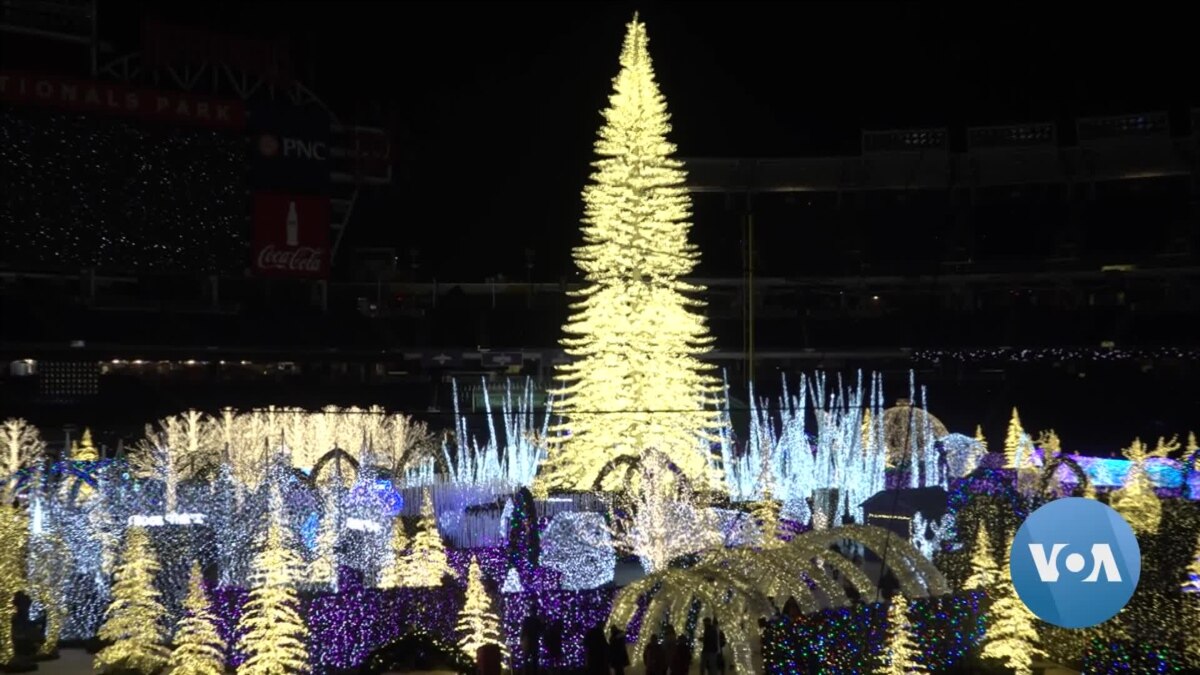 Christmas Lights Illuminate the Heart of Washington, D.C.