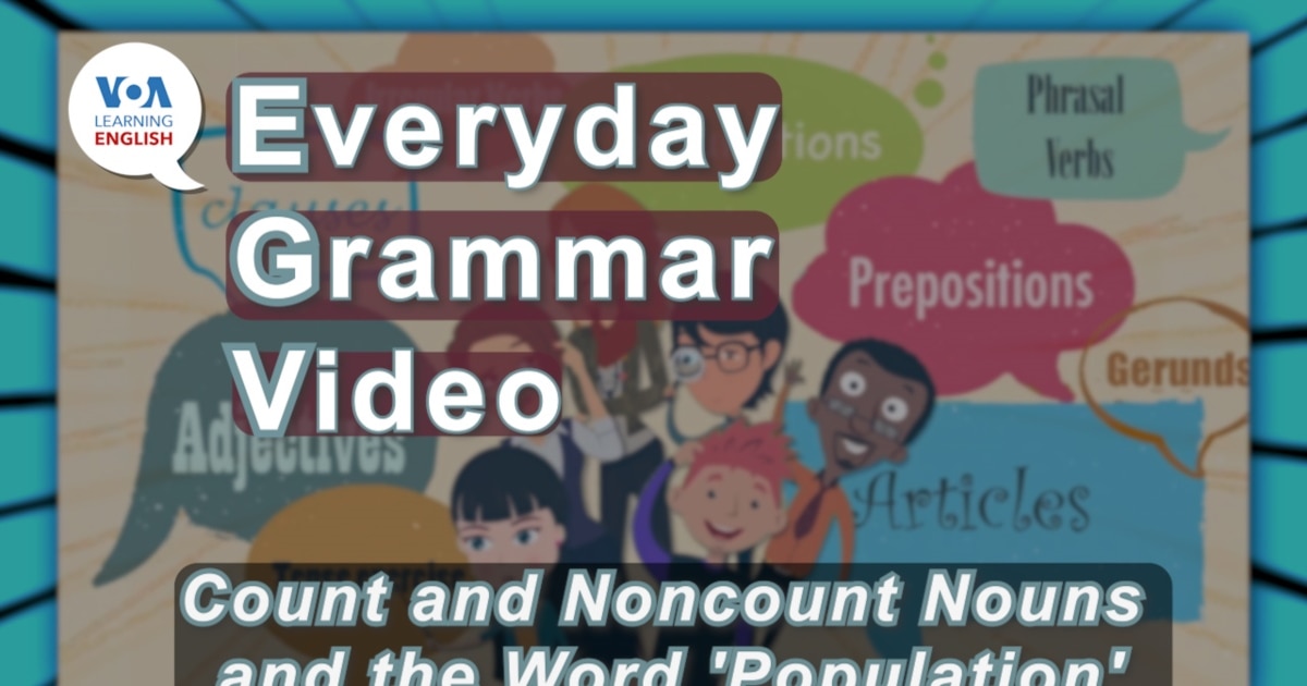 Everyday Grammar Video: Population