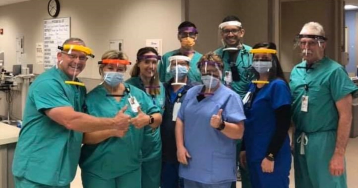 High School Students 3D Print Face Shields for Medical Workers