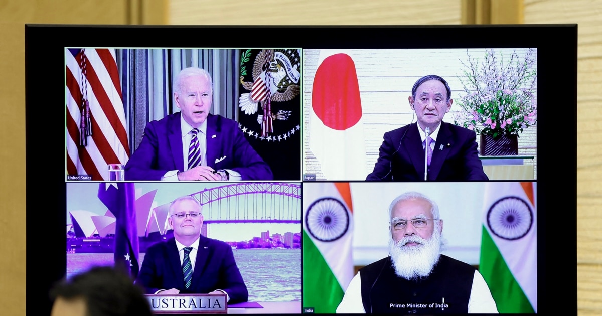 Prezidan Joseph Biden Resevwa Lidè Quad yo