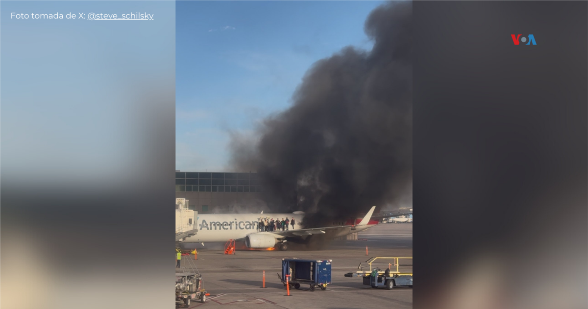 Avión se incendia en aeropuerto de Denver; pasajeros sufren heridas leves