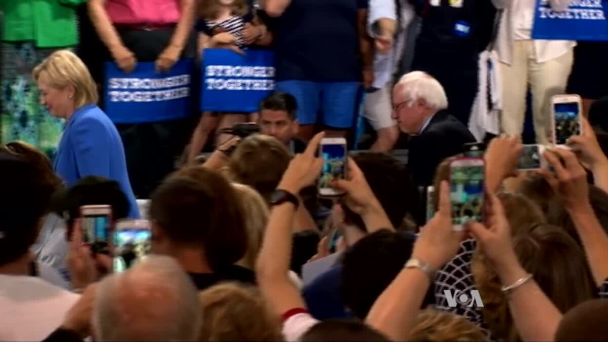 Sanders Delivers Long-awaited Endorsement of Clinton Sanders Delivers Long-awaited Endorsement of Clinton