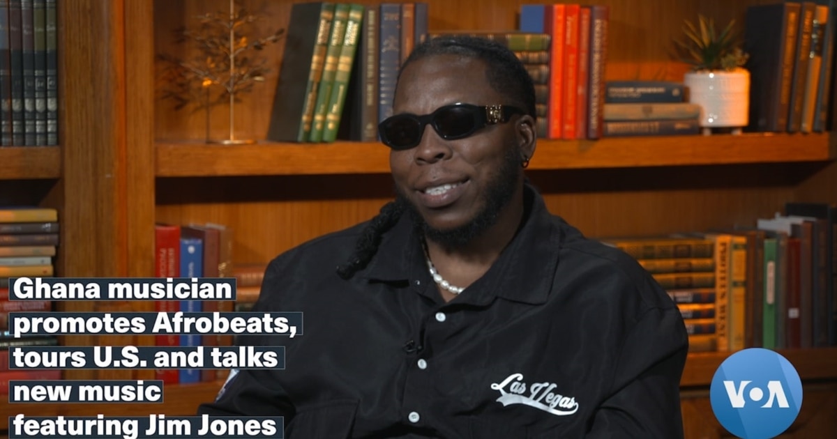 Ghana musician promotes Afrobeats, tours U.S., and talks music with Jim ...