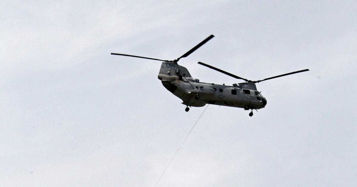 NASA to Drop Former Marine Helicopter to Test New Airframe Design